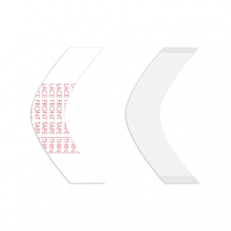 Lace Front A-Shaped (Curved) Ultra Hold White Tape - 36 Pieces - QuiffSA